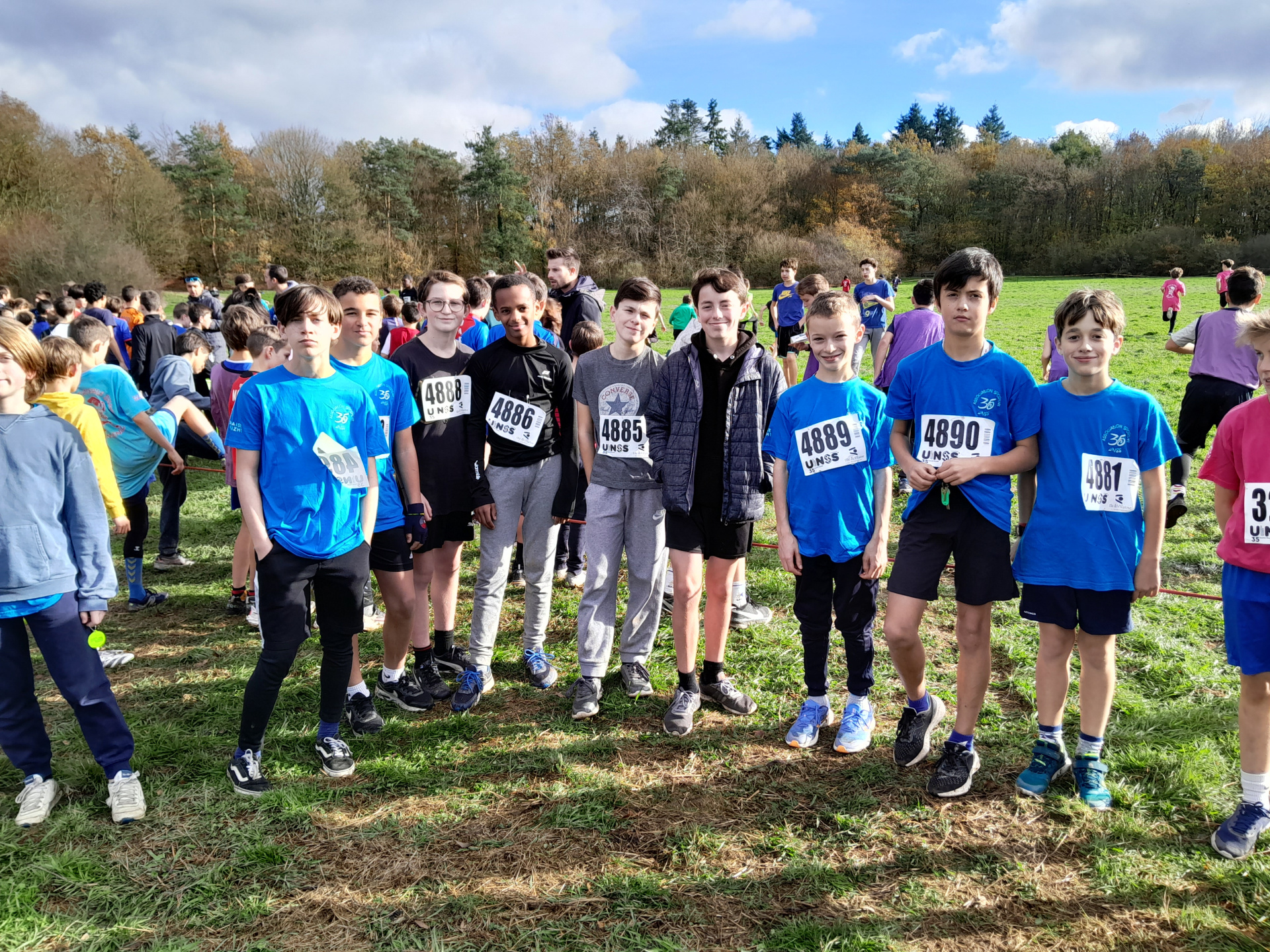 22 Nov 2023 : cross départemental UNSS ! - Collège ANDRÉE RÉCIPON