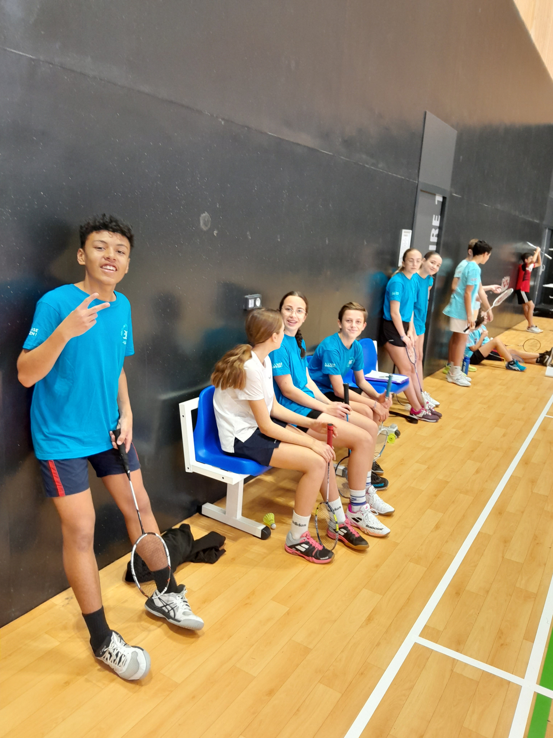 UNSS badminton duos J1 : Orgères place ses pions… - Collège ANDRÉE RÉCIPON